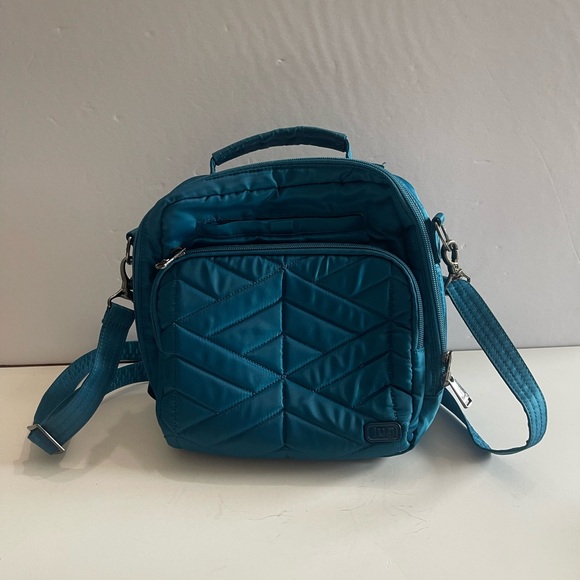 lug | Bags | Lug Ranger Quilted Crossbody Bag Turquoise Carry ...